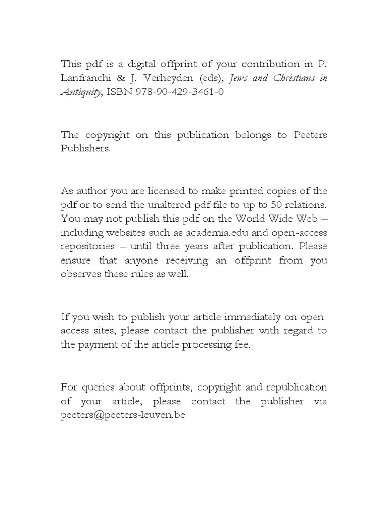 The Parable of The Twins in The Tosefta | PDF | Crucifixion Of Jesus ...