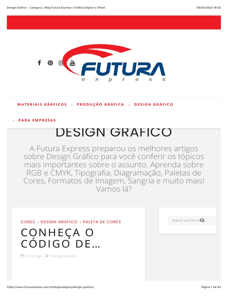 Design Gráfico - Category | Blog Futura Express | Gráfica Digital e ...
