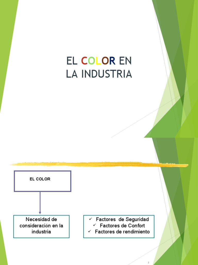 Importancia del Color en la Industria | PDF | Encendiendo | Color