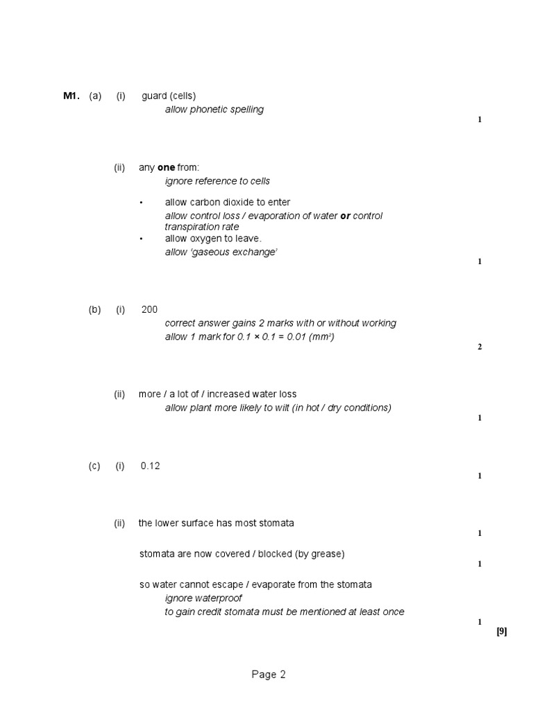 Plant Tissues, Organs - Systems 3 MS | PDF | Stoma | Branches Of Botany