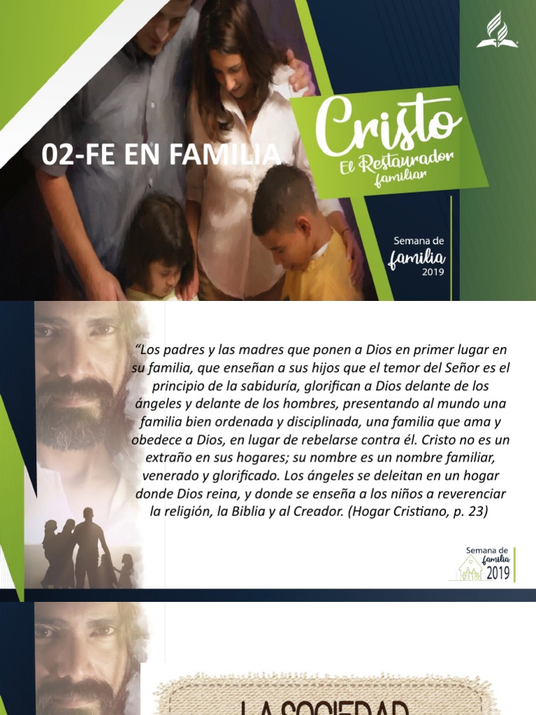 02 Fe en Familia | Descargar gratis PDF | Dios | Fe