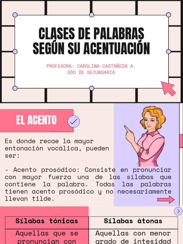 Clases de Palabras Segun Su Acentuacion-2-6 | PDF