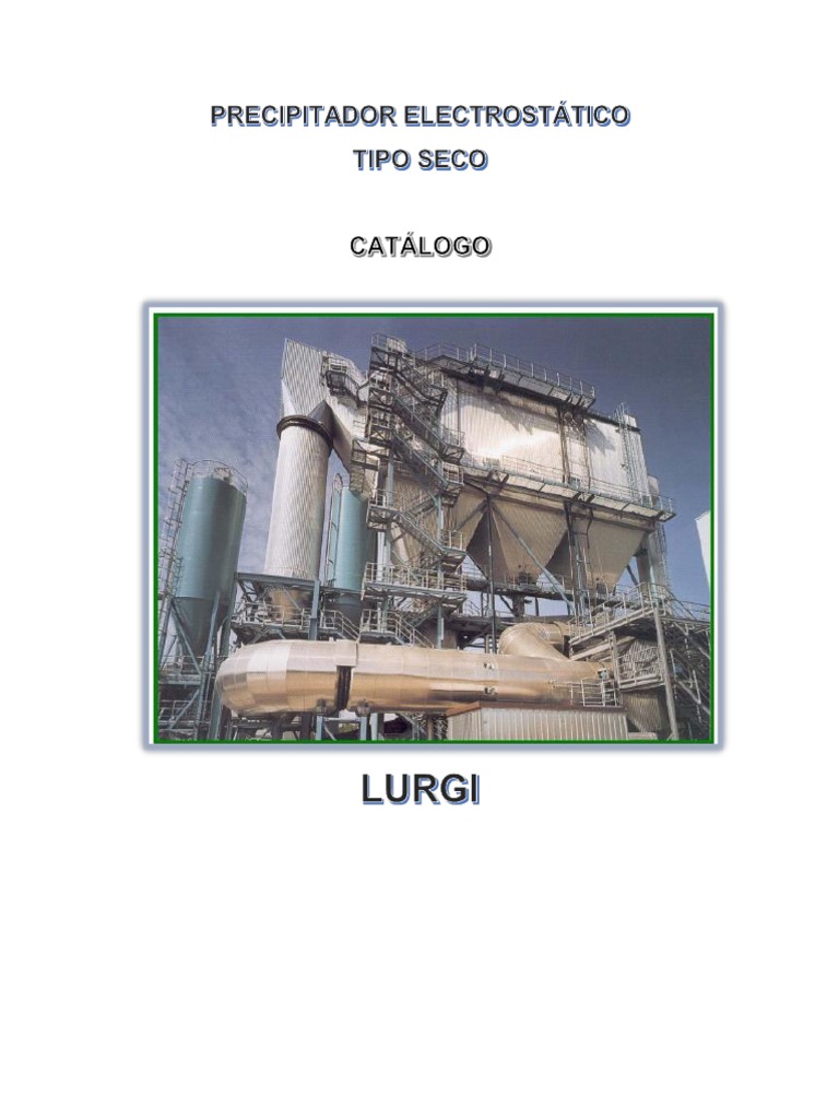 Catalogo Precipitador Electrostatico Seco | PDF | Corriente eléctrica | Eje