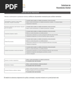Formulario de Reembolso Dental BICE Vida | PDF | Odontología | Cuidado ...