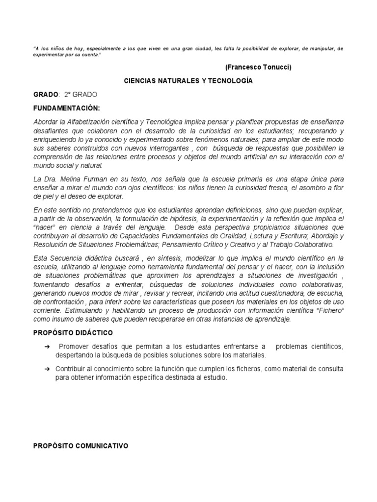 Explorando las propiedades de los materiales | PDF | Pensamiento ...