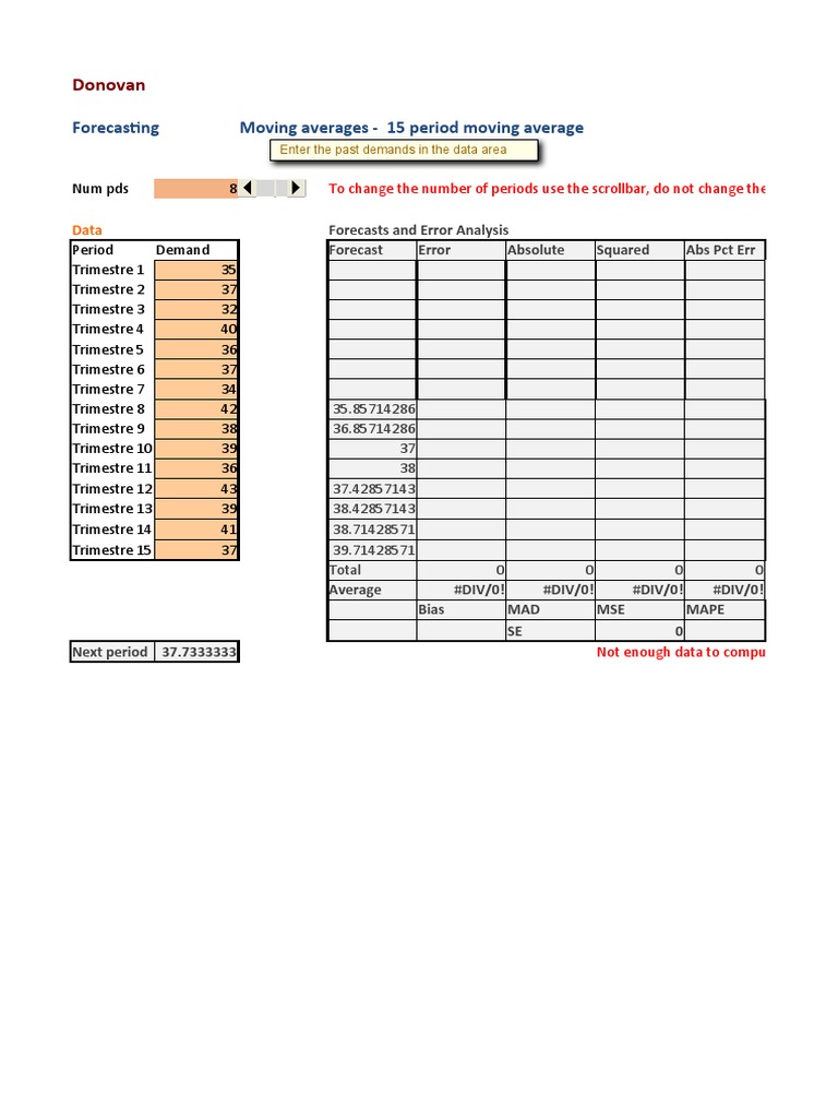 Excel QM Predicciones | PDF