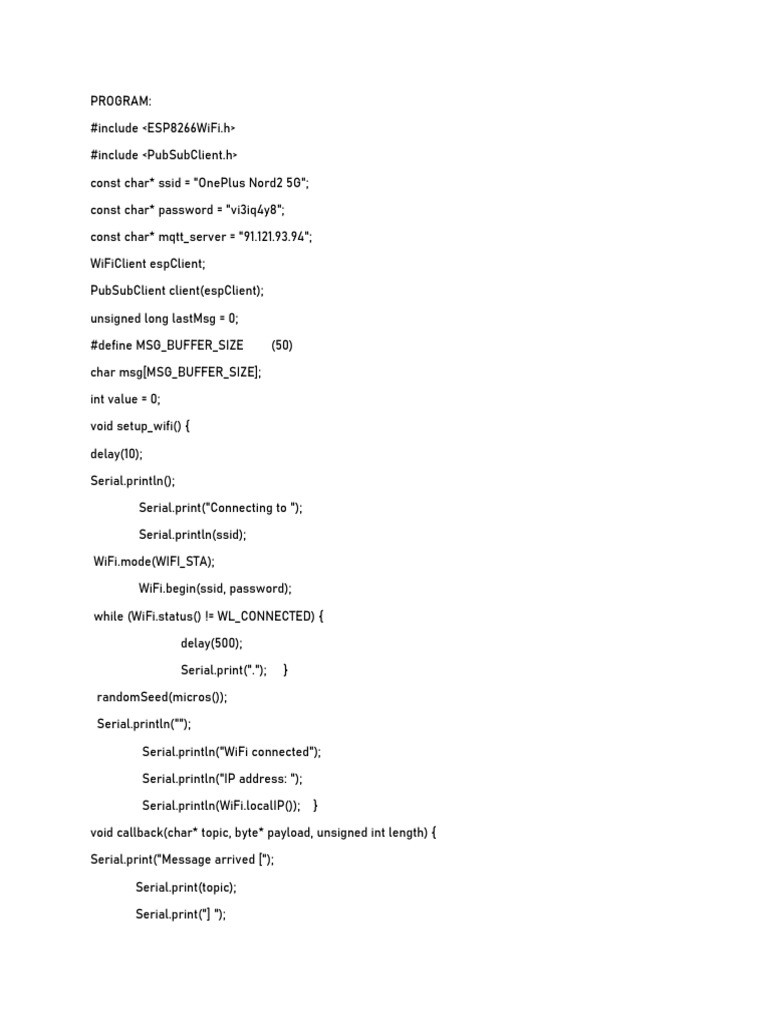 Outputs - Iot - Exp10 | PDF