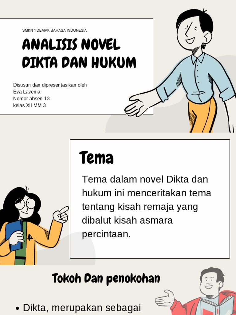 Analisis Novel Dikta dan Hukum | PDF | Fiksi Umum