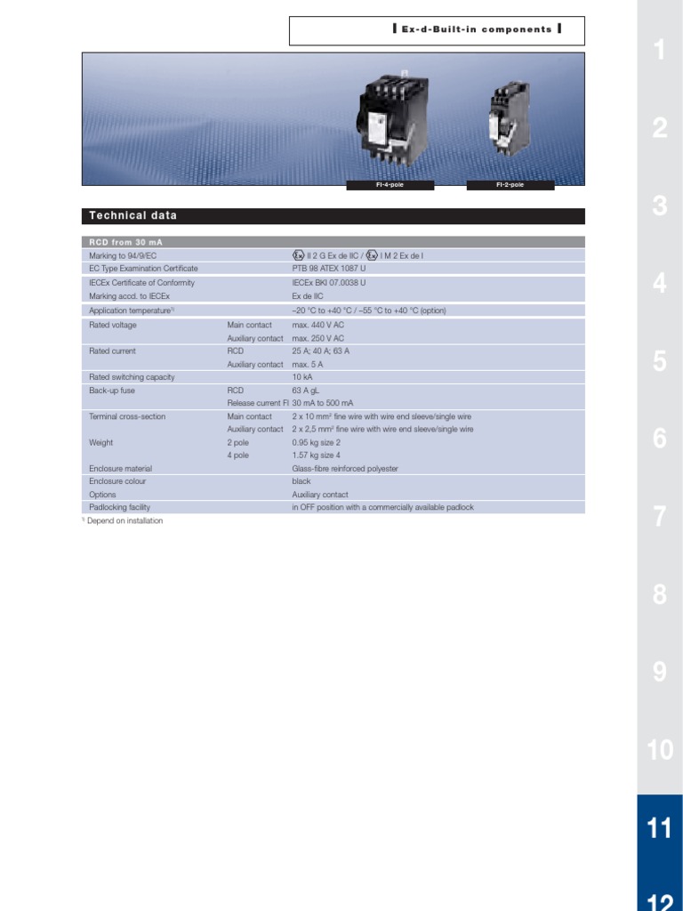 Technical Data: RCD From 30 Ma | PDF