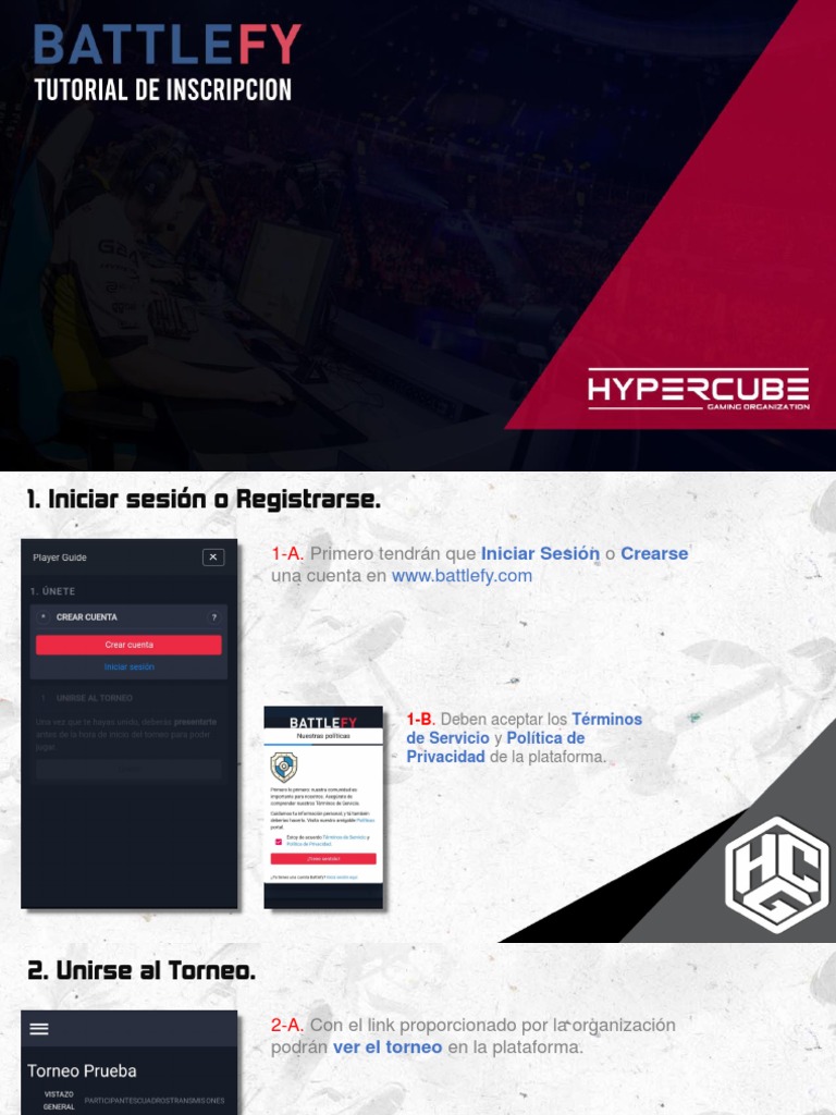 Tutorial Battlefy | PDF | Juegos y actividades | Informática