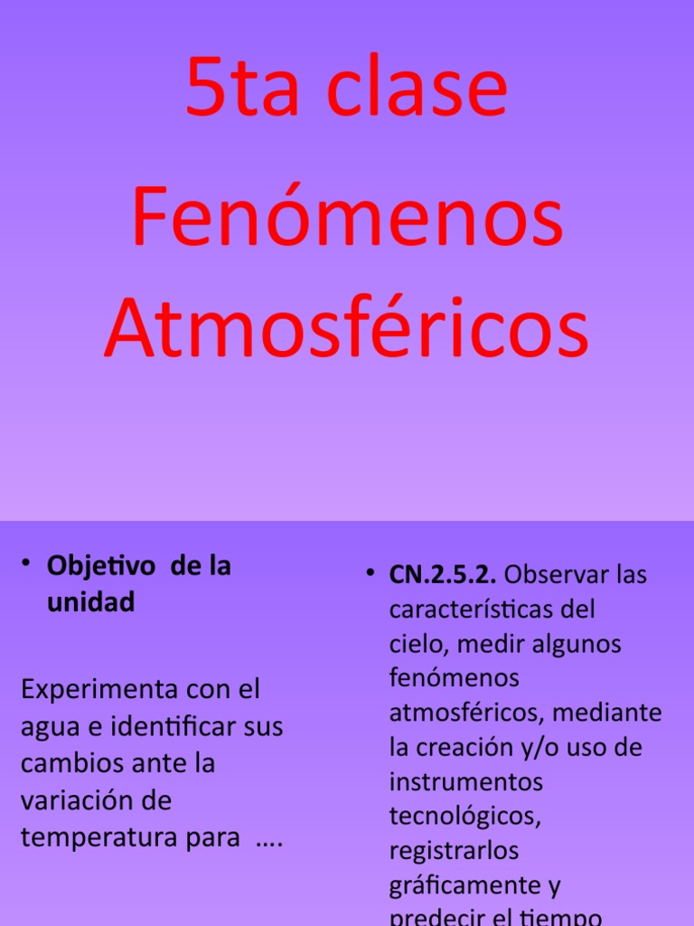 FEnomenos Atmosfericos | PDF