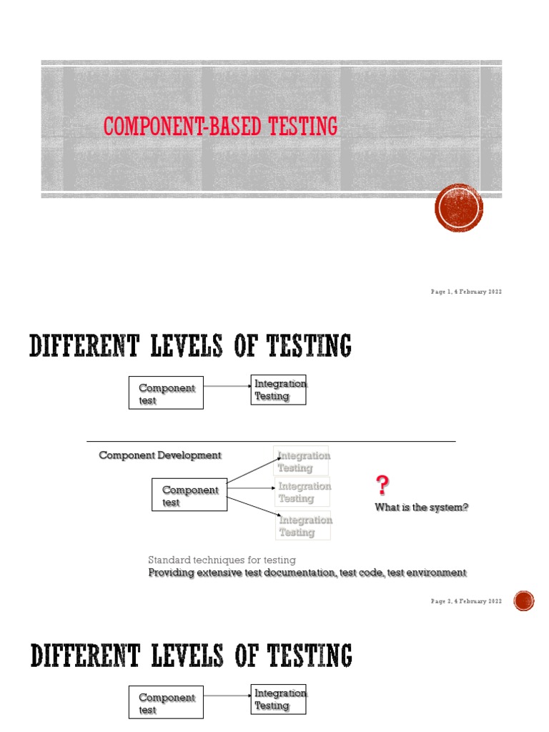 Ligjerata 8 | PDF | Component Based Software Engineering | Reliability Engineering