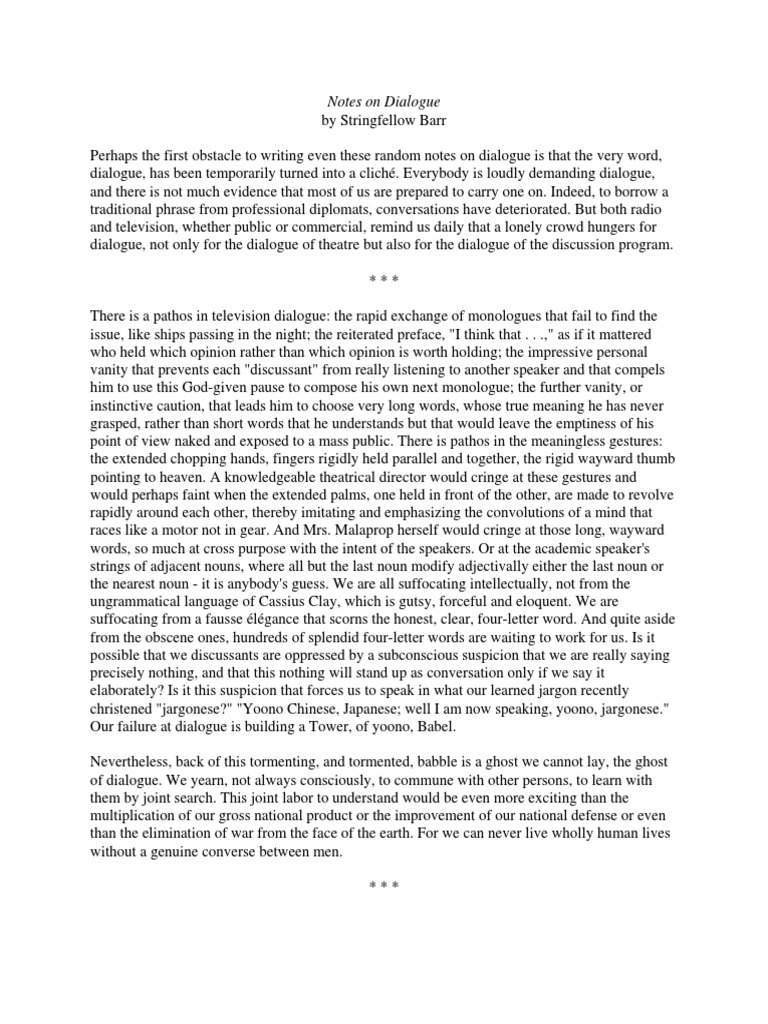 The Art of Meaningful Dialogue | PDF | Socrates | Apology (Plato)