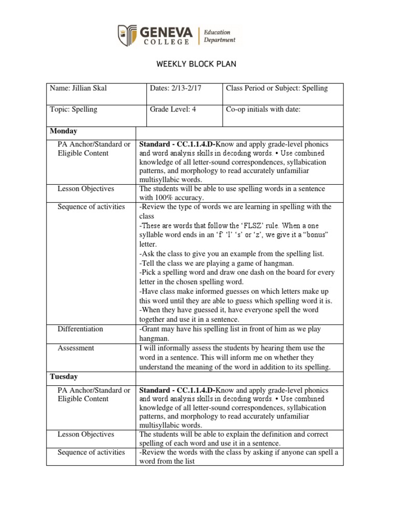Spelling WK 6 | PDF | Phonics | Word