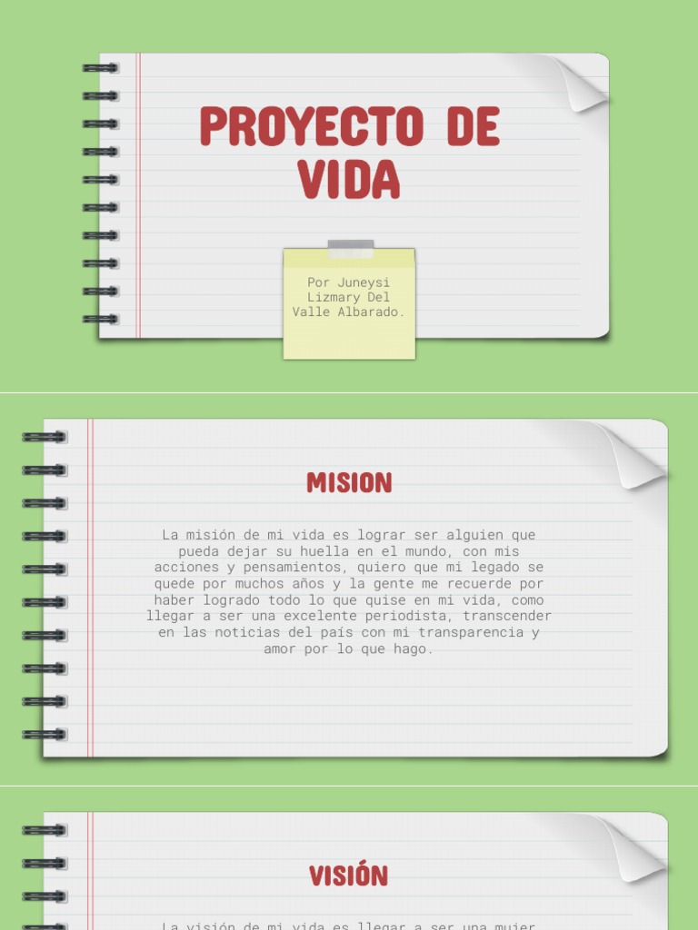 Proyecto de Vida | PDF