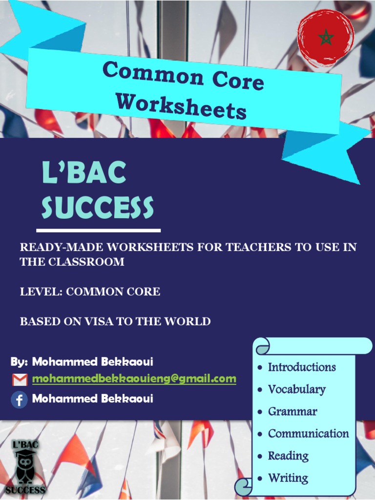 L'Bac Success: By: Mohammed Bekkaoui Mohammed Bekkaoui | PDF | Linguistics | Linguistic Typology