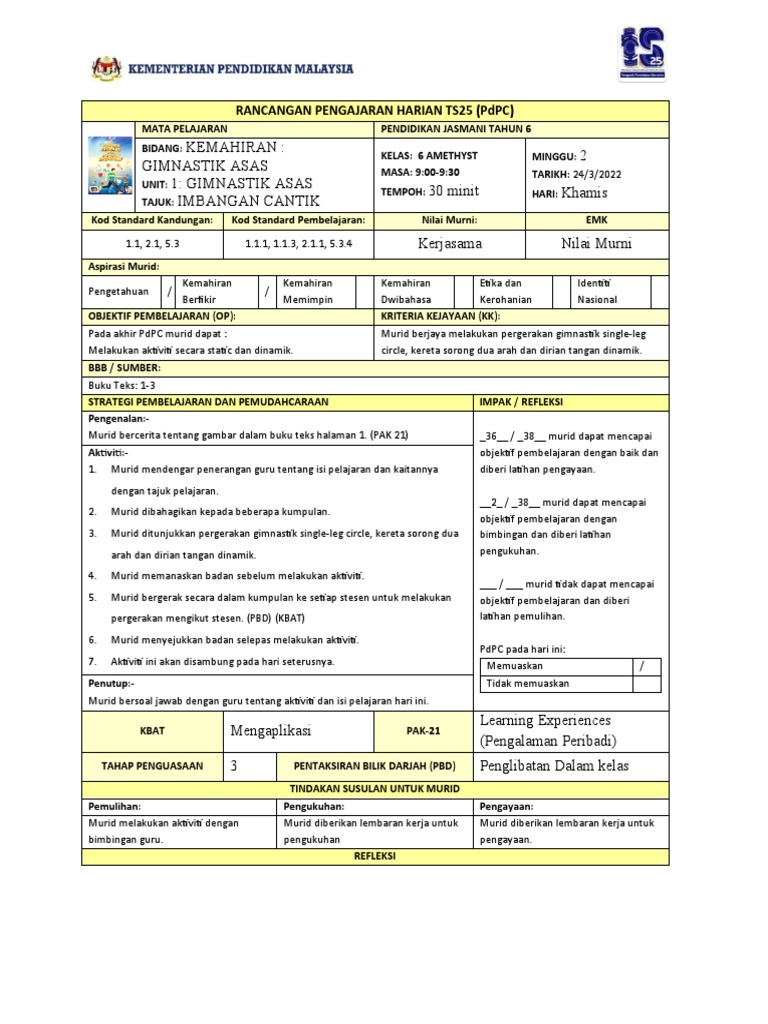 RPH PJ THN 6 Amethyst TS25 | PDF