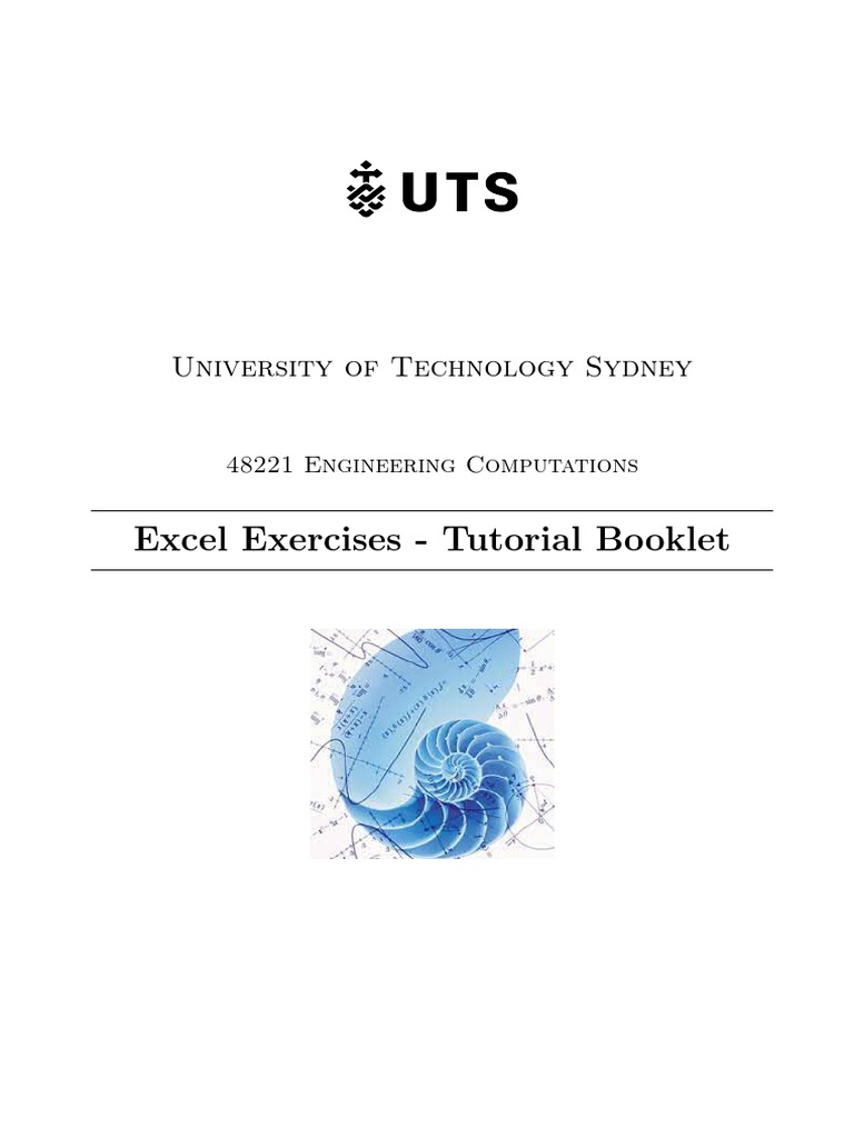 Engineering Computations Excel Exercises | PDF | Spreadsheet ... Engineering Computations Excel Exercises | PDF | Spreadsheet ...