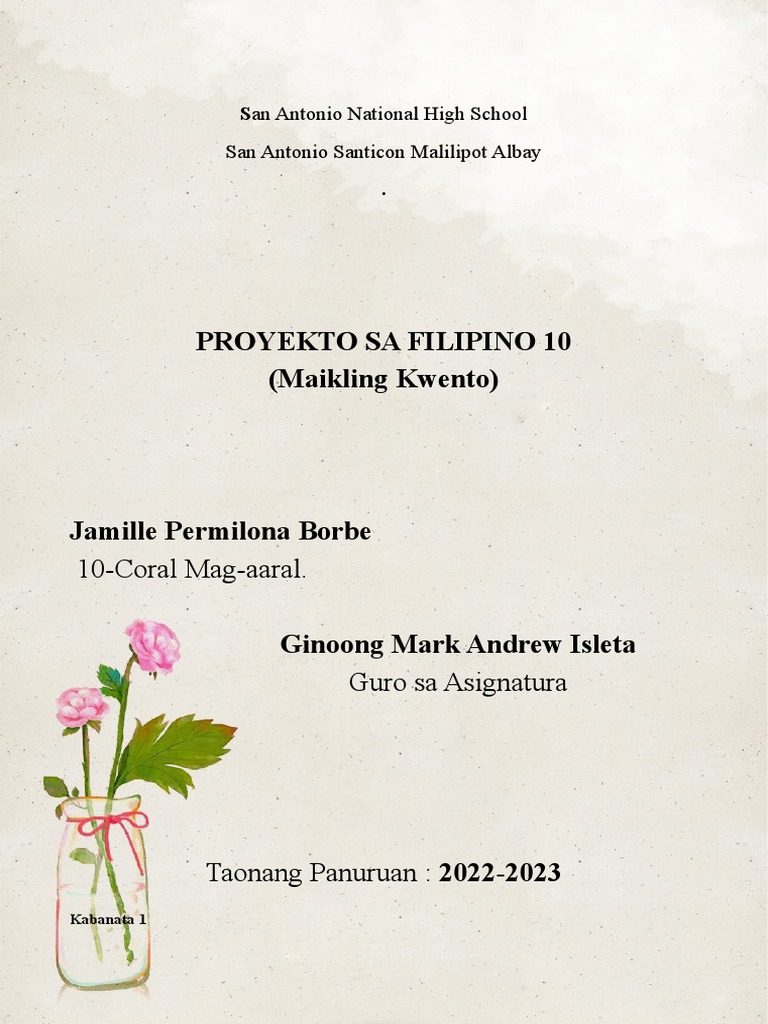 Story in Filipino | PDF