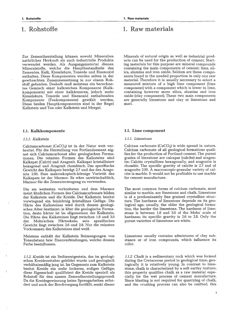 01 Raw Materials | PDF