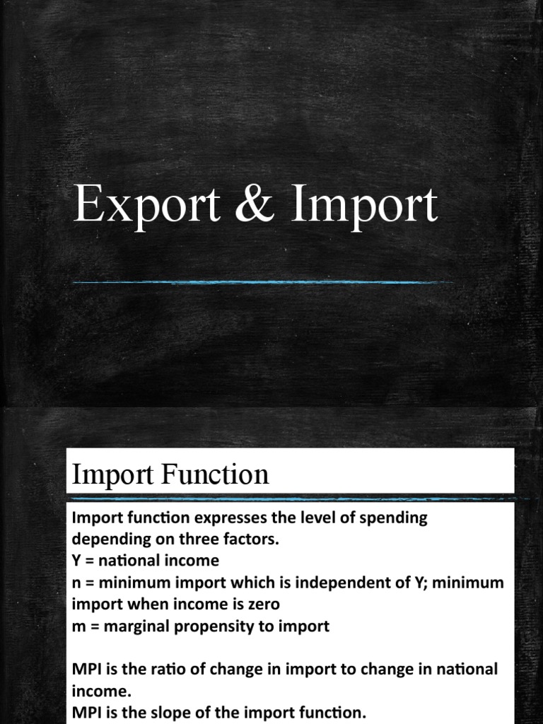 Export & Import | PDF | Business | Finance & Money Management