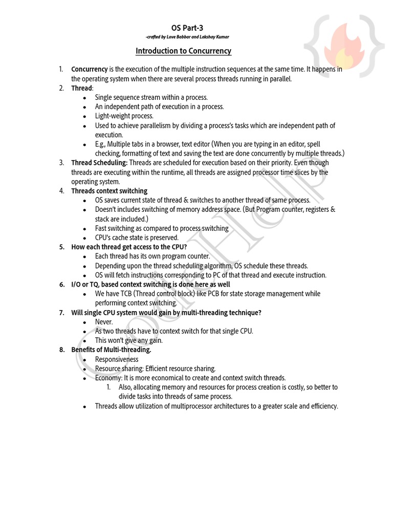Os Part 3 Pdf Thread Computing Process Computing
