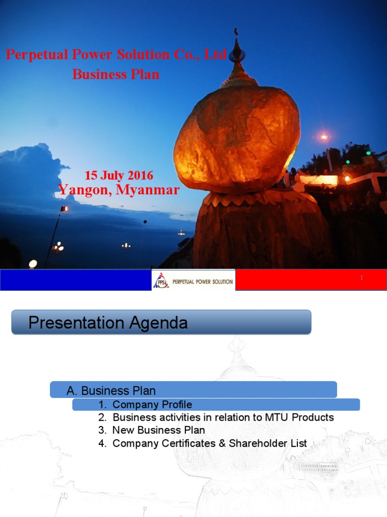 Business Plan Perpetual Power Solution Co., LTD: 15 July 2016 | PDF ...