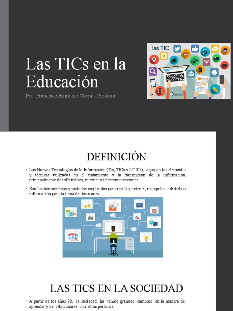 Las TICs en La Educación | PDF | Tecnología de información y comunicaciones | Aprendizaje