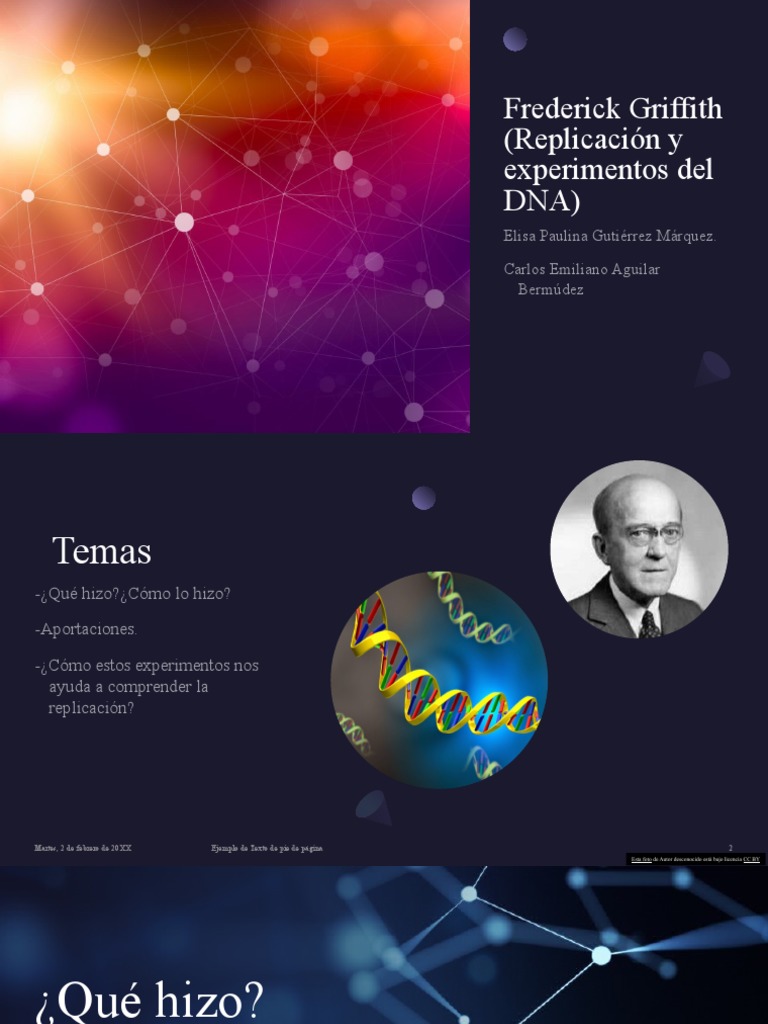 Experimentos de Frederick Griffith sobre ADN | PDF | Genética | Biología