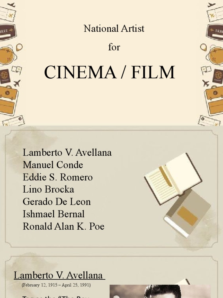 National Artist For Cinema/film, Theater | PDF | Philippines | Asian Cinema