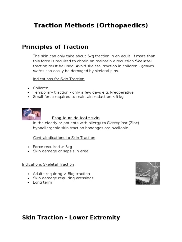 Traction Methods | PDF | Knee | Human Anatomy
