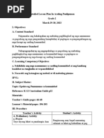 Detailed Lesson Plan Ap 1 | PDF