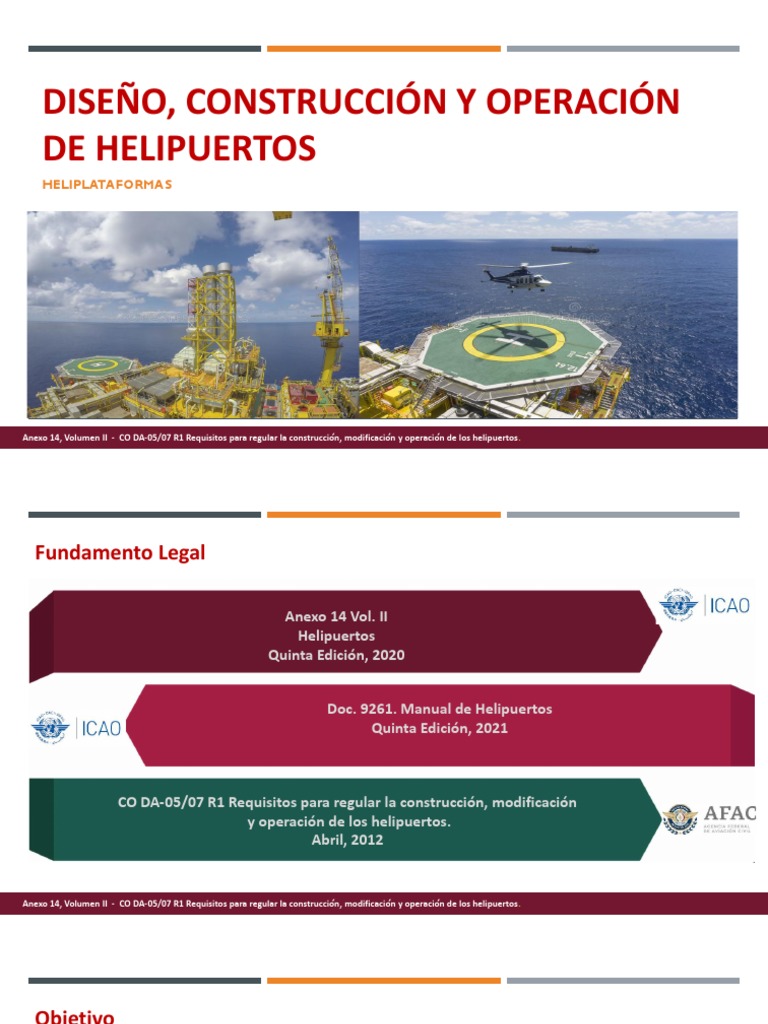 Diseño, construcción y operación de helipuertos según los lineamientos ...
