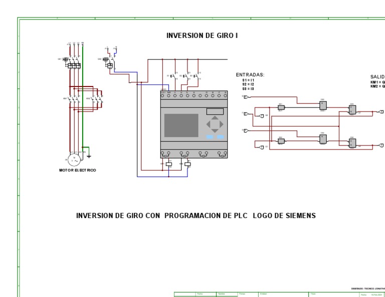 Inversion De Giro Con Plc Logo I Formato Pdf Pdf