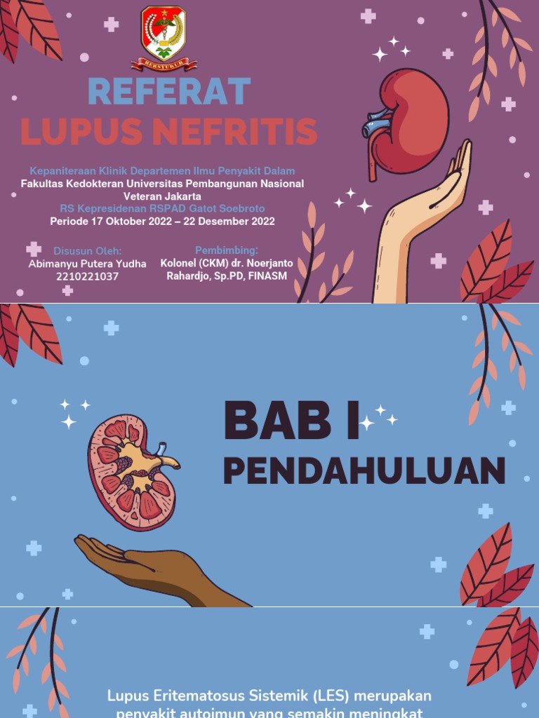 Referat Lupus Nefritis | PDF | Sains & Matematika