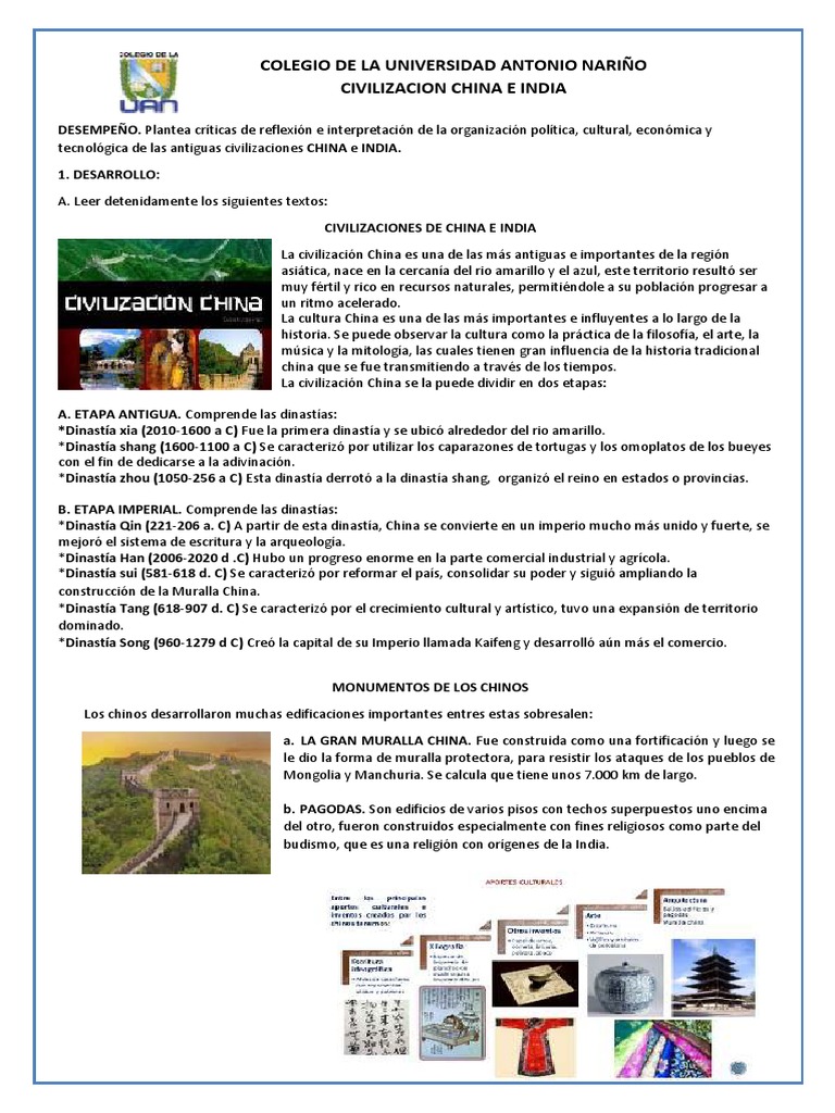 Civilizacion China e India | PDF | China | Política mundial