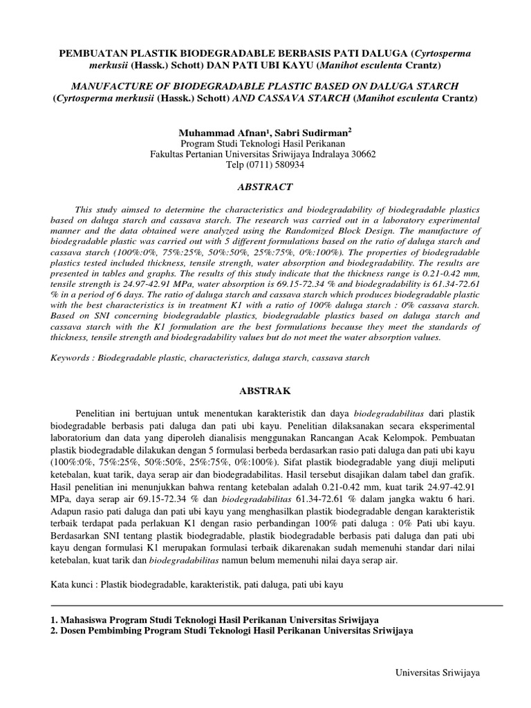 MAKALAH SEMHAS Afnan FIX | PDF | Materials | Organic Polymers