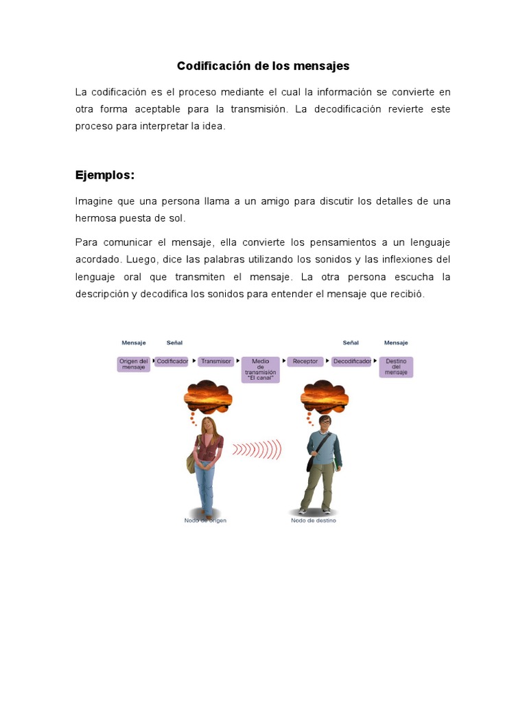 Codificacion de Mensajes | PDF