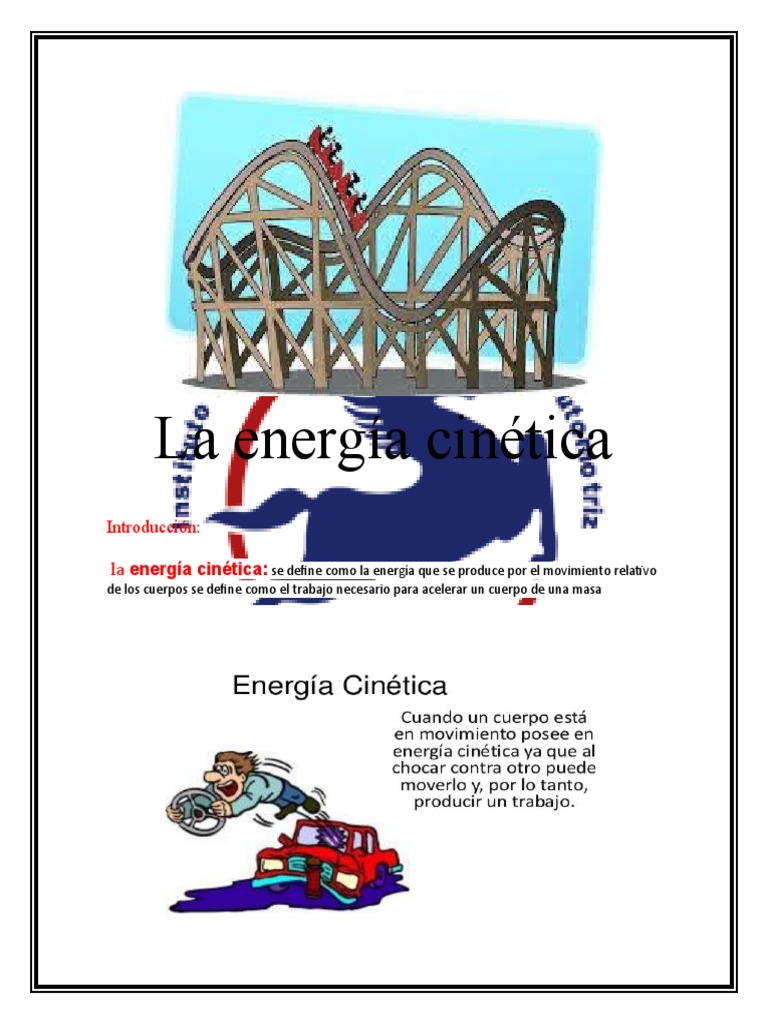 La Energía Cinética | PDF | Energía potencial | Energía cinética