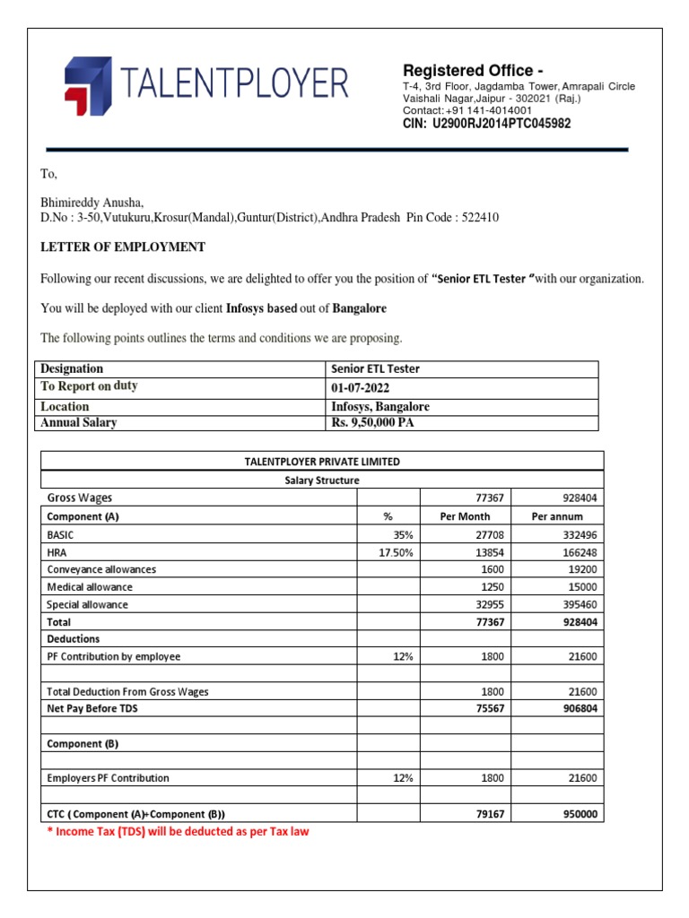 LOI of Letter Intent | PDF | Government | Taxation