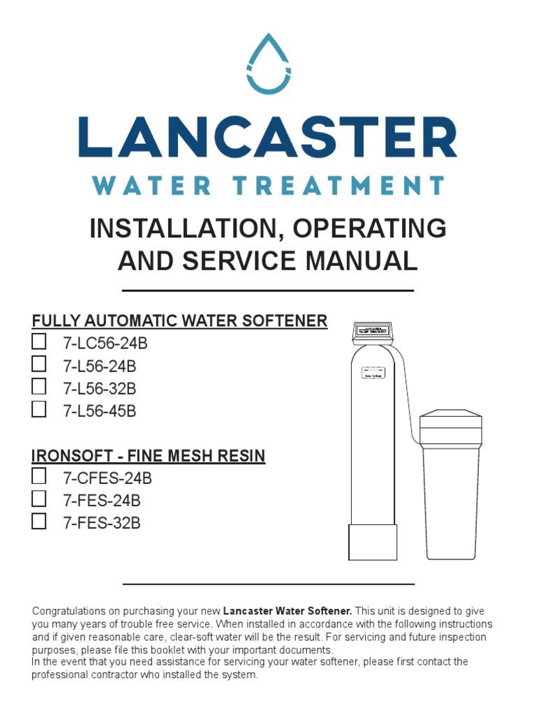 Installation, Operating and Service Manual: 7-LC56-24B 7-L56-24B 7-L56 ...