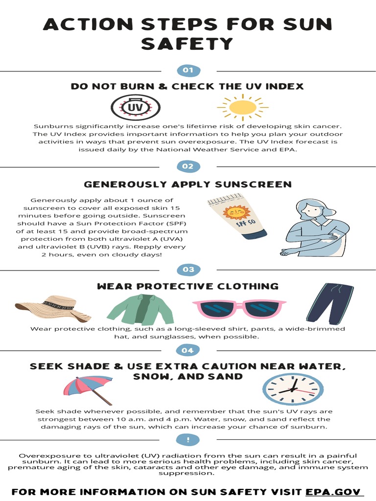 Essential Sun Safety Tips & Guidelines | PDF | Science & Mathematics