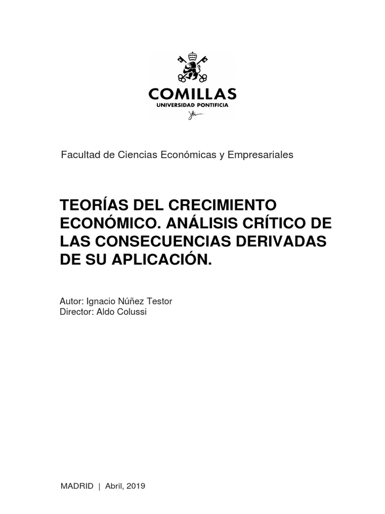 Análisis de teorías del crecimiento económico y su aplicación en economías como España y Japón ...