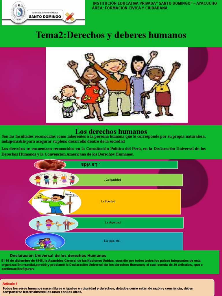 Derechos y Deberes Humanos Básicos | PDF