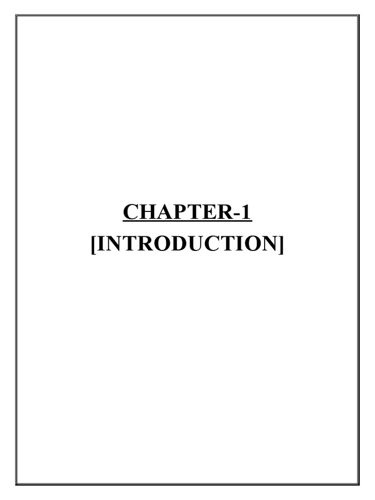 Chapter 1 Introduction Pdf