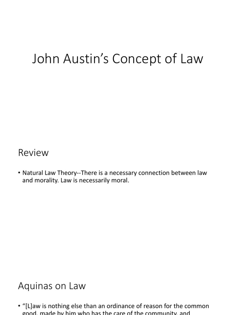 John Austin | PDF | Jurisprudence | Philosophical Theories