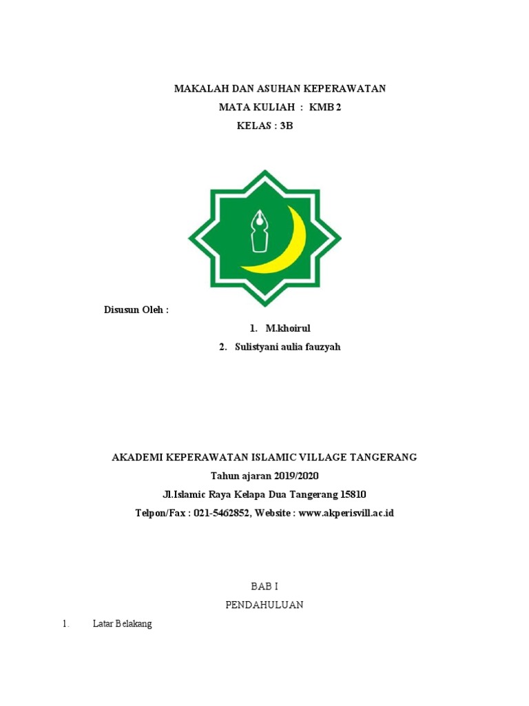 Makalah Luka Bakar KMB 2 | PDF | Sains & Matematika