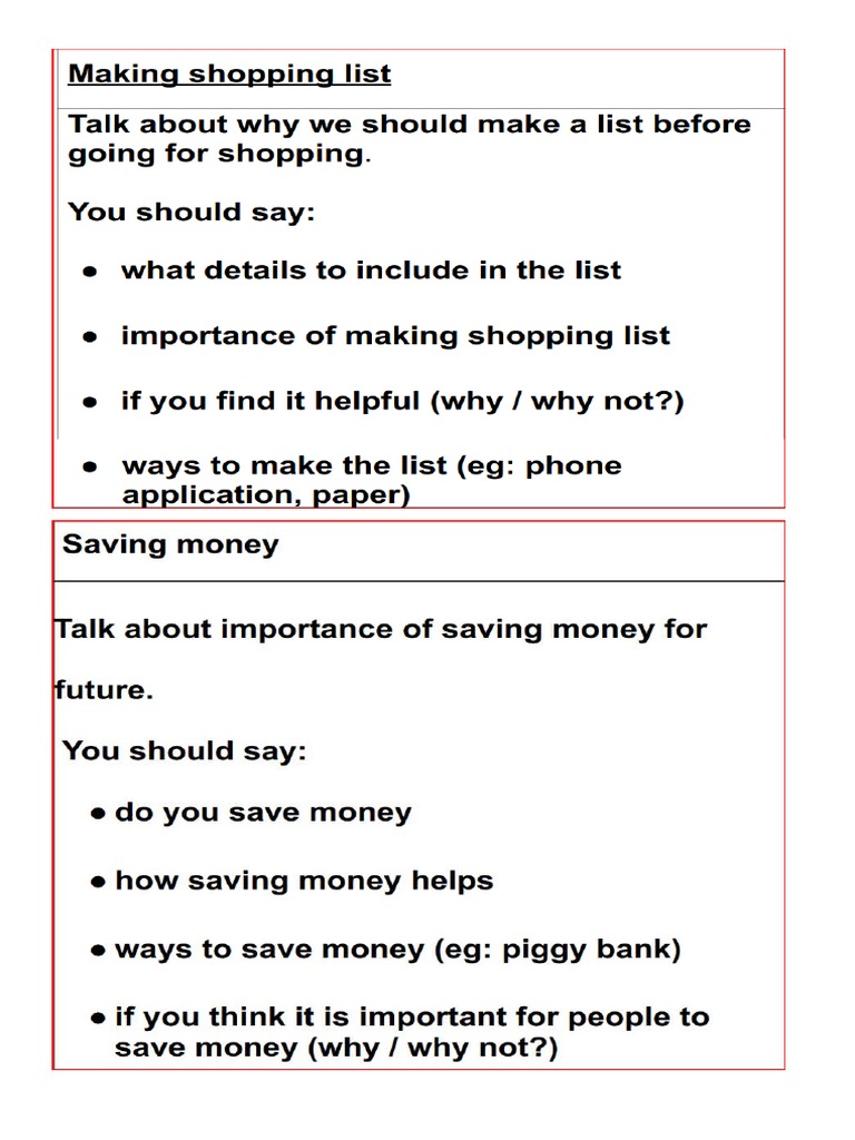 Speaking Cards | PDF