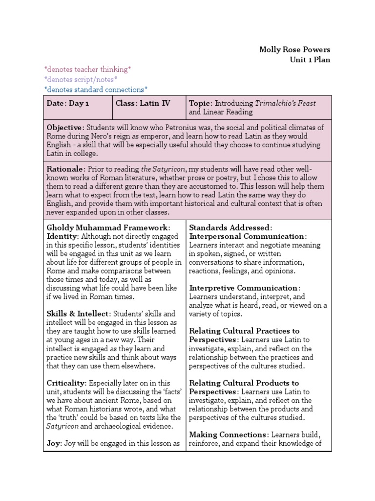 Powers Day 1 Lesson Plan | PDF | Roman Empire | Learning