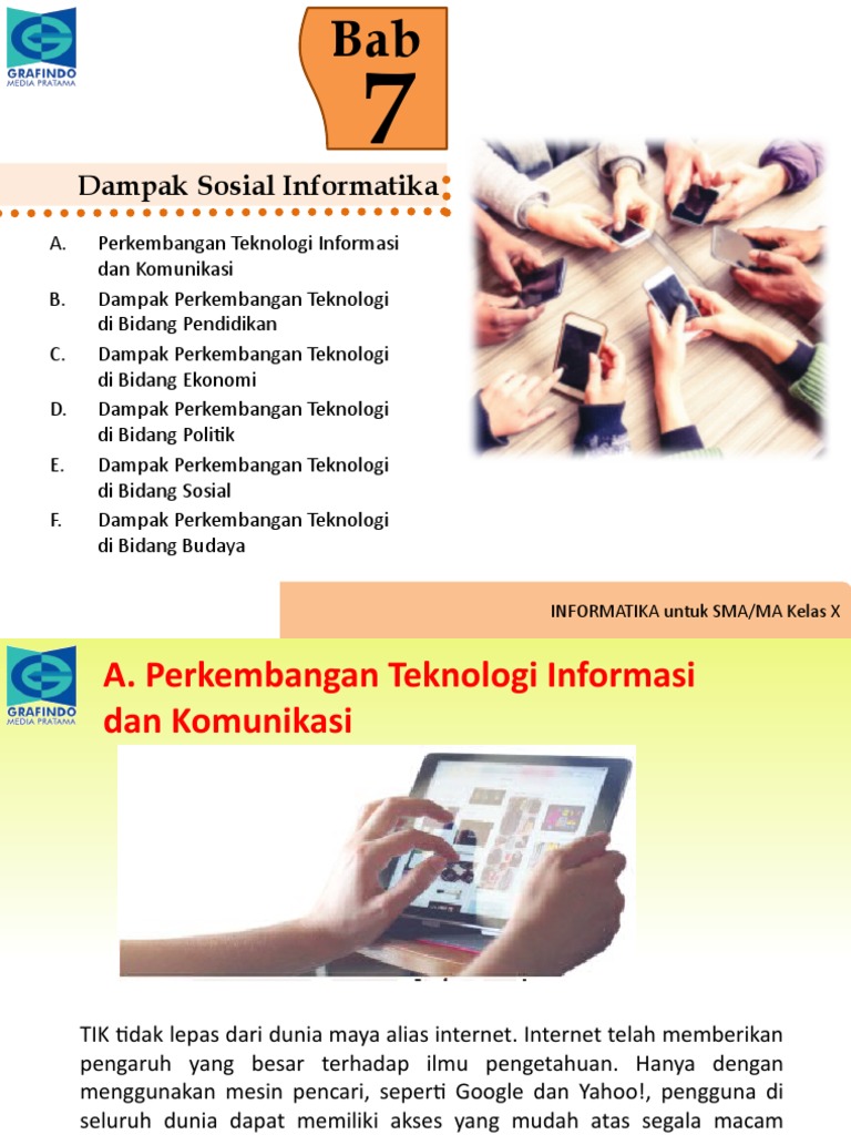 Bab 7 Dampak Sosial Informatika | PDF